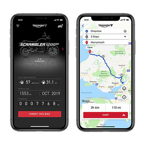 My Triumph app | For the Ride